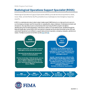 ROSS Program Fact Sheet - CRCPD